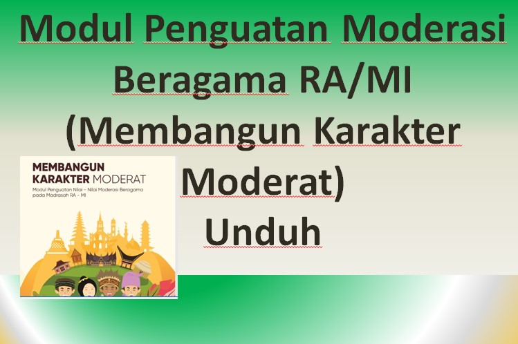 Modul Penguatan Moderasi Beragama RA/MI