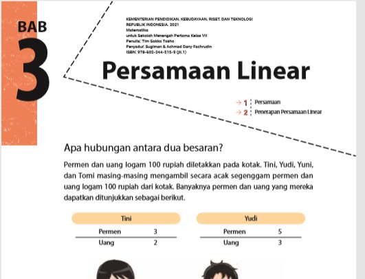 materi Persamaan Linier