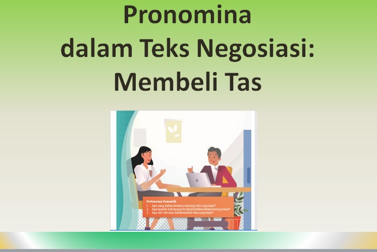 Pronomina dalam Teks Negosiasi