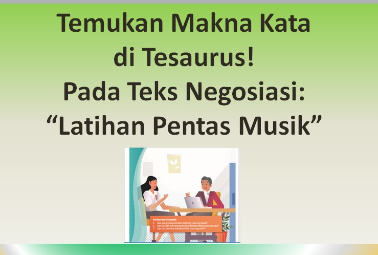 Temukan Makna Kata di Tesaurus!